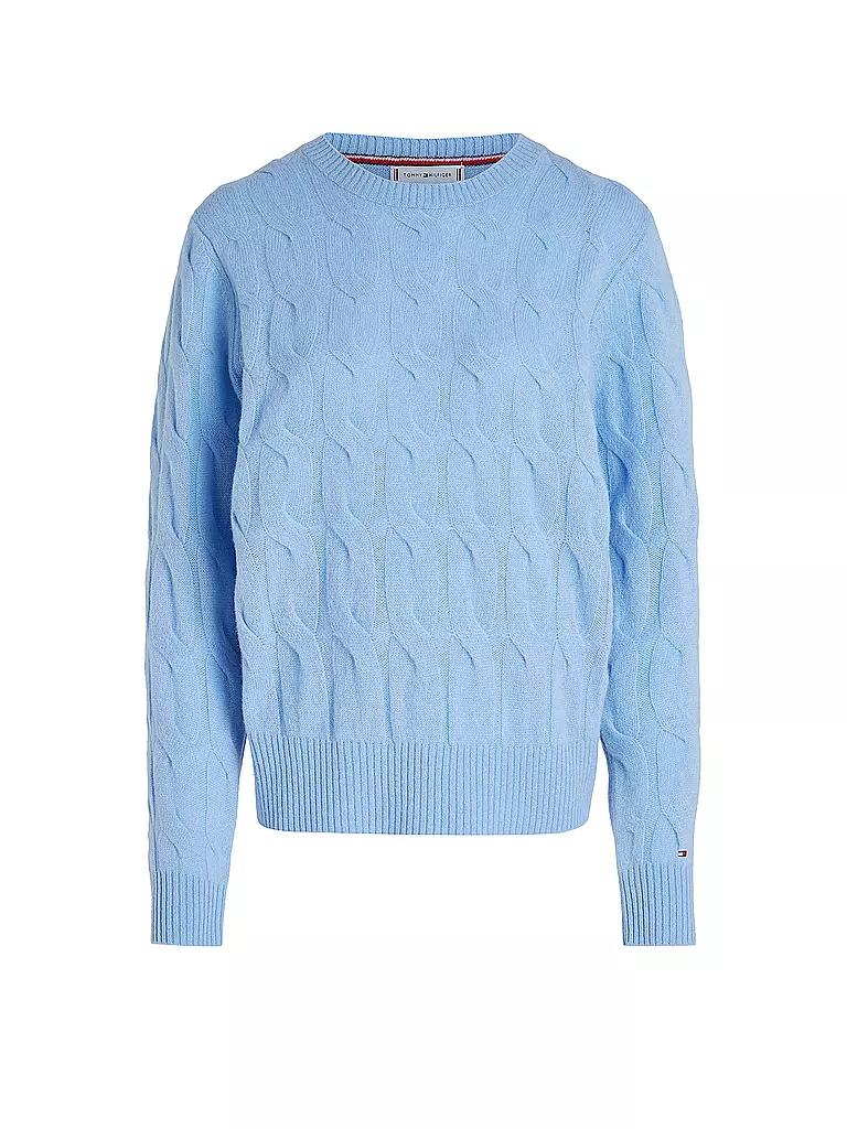 TOMMY HILFIGER Pullover hellblau